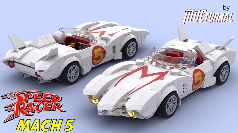 LEGO MOC MOCturnal Speed Racer MACH 5 by MOCturnal | Rebrickable ...
