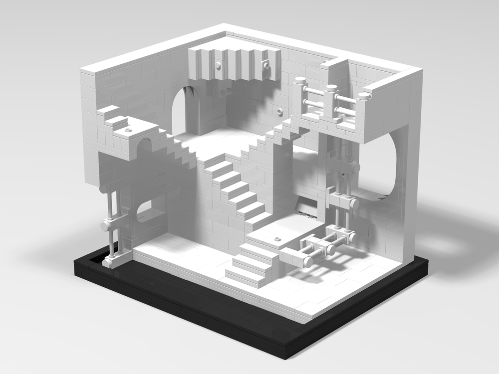 LEGO MOC MOC - Relativity by M.C. Escher by Neelon | Rebrickable ...