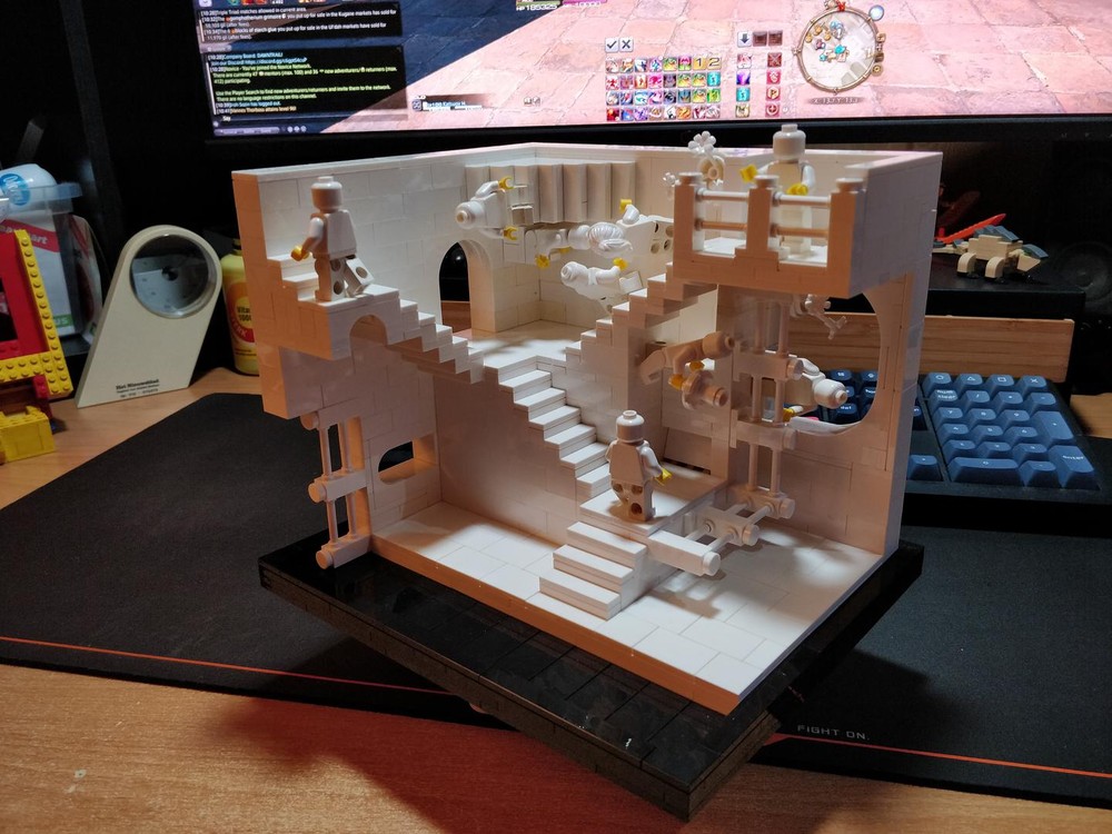LEGO MOC MOC - Relativity by M.C. Escher by Neelon | Rebrickable ...