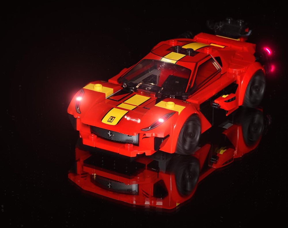 LEGO MOC Red Fire Racer by Dubby | Rebrickable - Build with LEGO