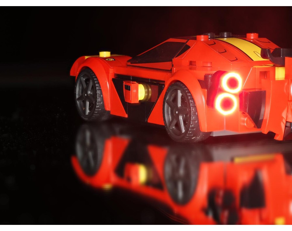 LEGO MOC Red Fire Racer by Dubby | Rebrickable - Build with LEGO