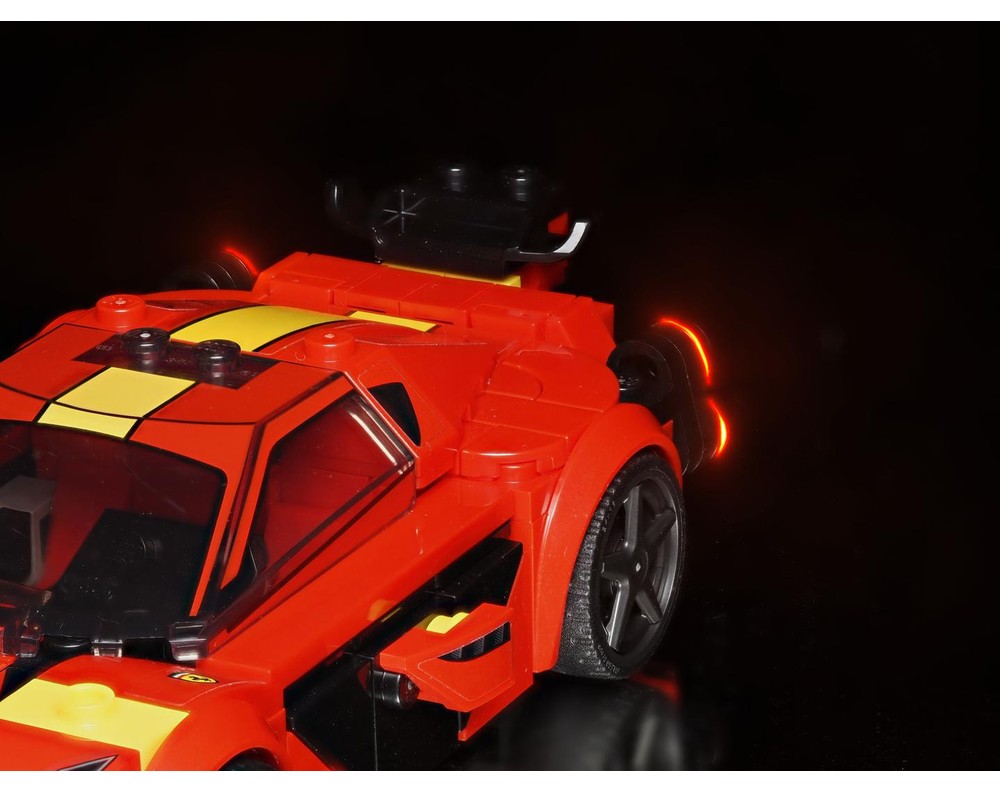 LEGO MOC Red Fire Racer by Dubby | Rebrickable - Build with LEGO