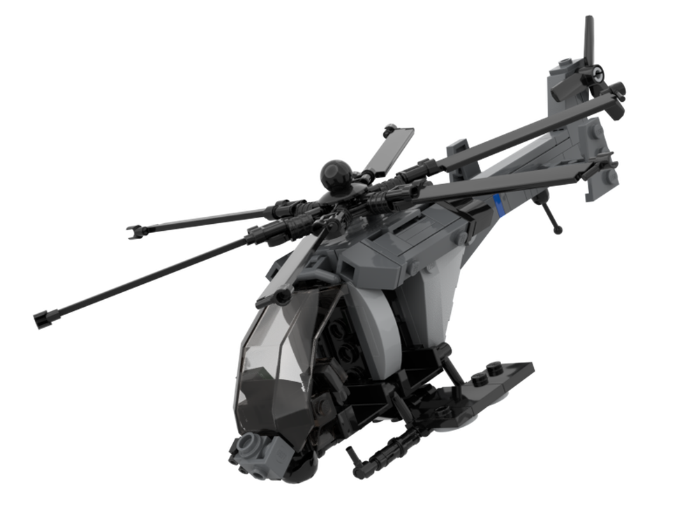LEGO MOC MH-8 Enhanced Little Bird by Somerslego | Rebrickable - Build ...