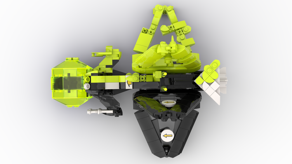 Lego Moc Mutated Blacktrons Ship By Matthewbrozek Rebrickable