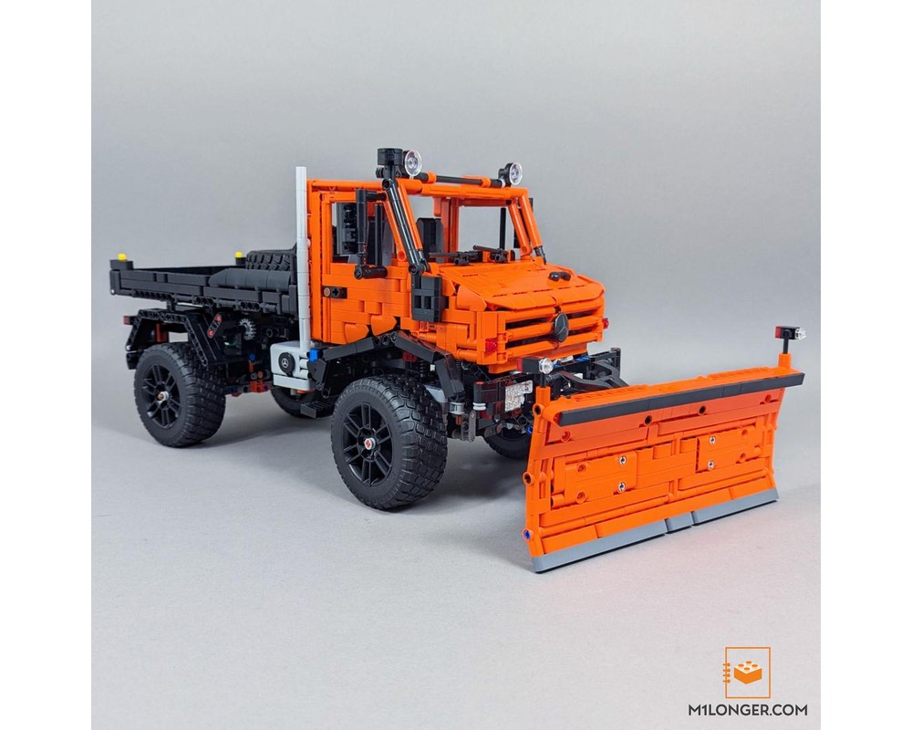 LEGO MOC 42177 Unimog 437 Snow Plow by M_longer | Rebrickable - Build with LEGO