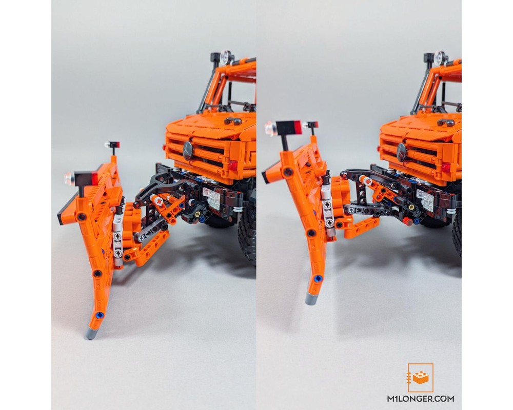 LEGO MOC 42177 Unimog 437 Snow Plow by M_longer | Rebrickable - Build with LEGO