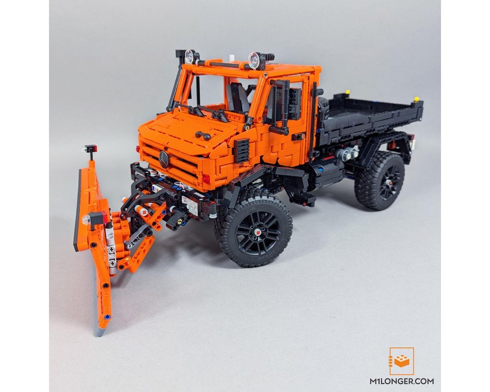 LEGO MOC 42177 Unimog 437 Snow Plow by M_longer | Rebrickable - Build with LEGO