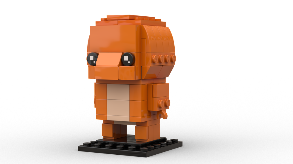 LEGO MOC Charmander by CavemanSindahlMan | Rebrickable - Build with LEGO