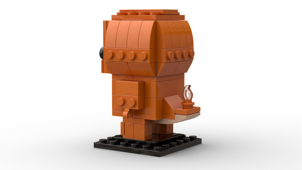 LEGO MOC Charmander by CavemanSindahlMan | Rebrickable - Build with LEGO