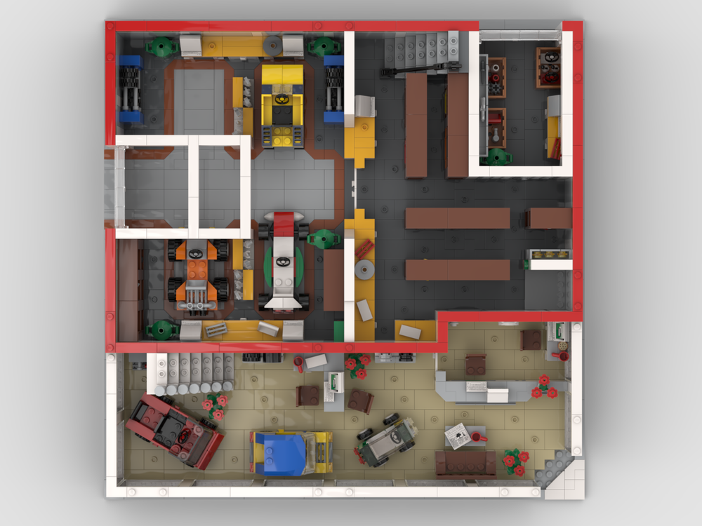 LEGO MOC Car Dealership (Autohaus) by Thomas333 | Rebrickable - Build ...