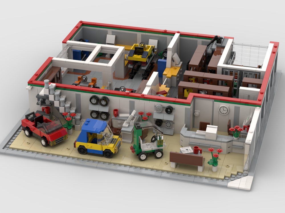 LEGO MOC Car Dealership (Autohaus) by Thomas333 | Rebrickable - Build ...