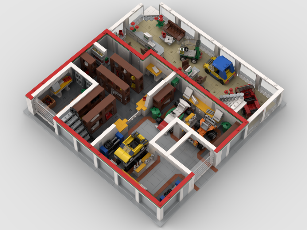 LEGO MOC Car Dealership (Autohaus) by Thomas333 | Rebrickable - Build ...