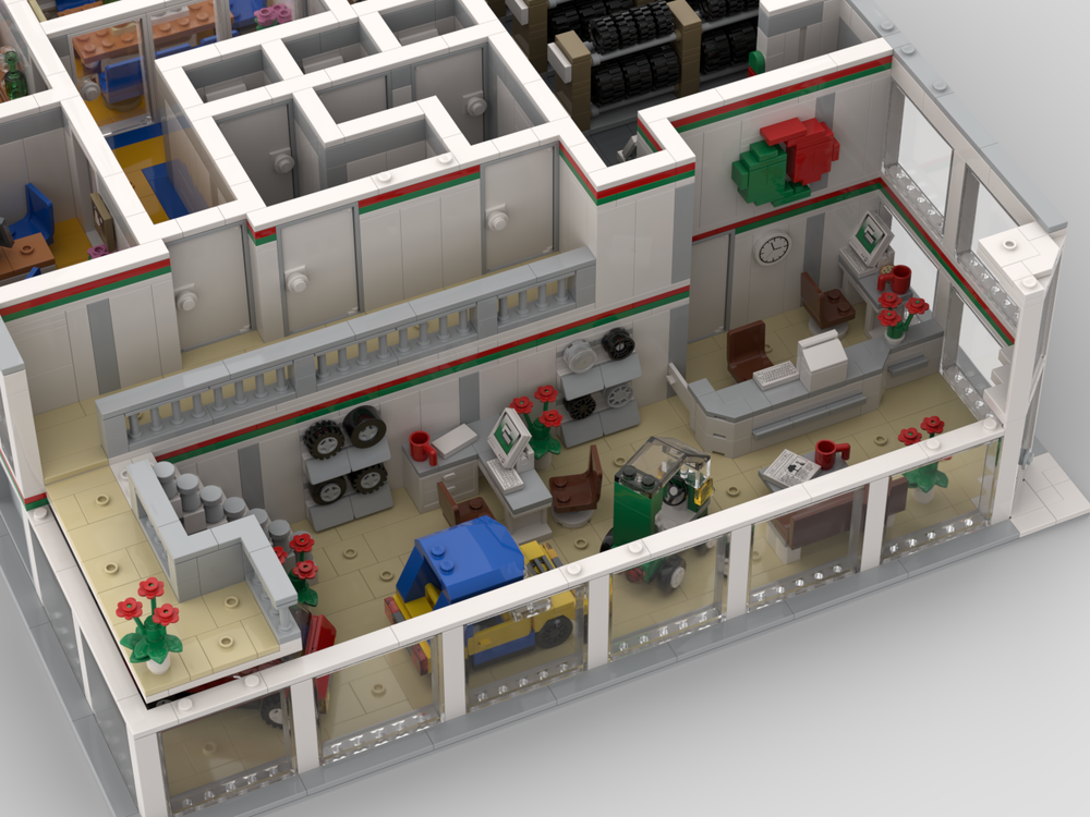 LEGO MOC Car Dealership (Autohaus) by Thomas333 | Rebrickable - Build ...