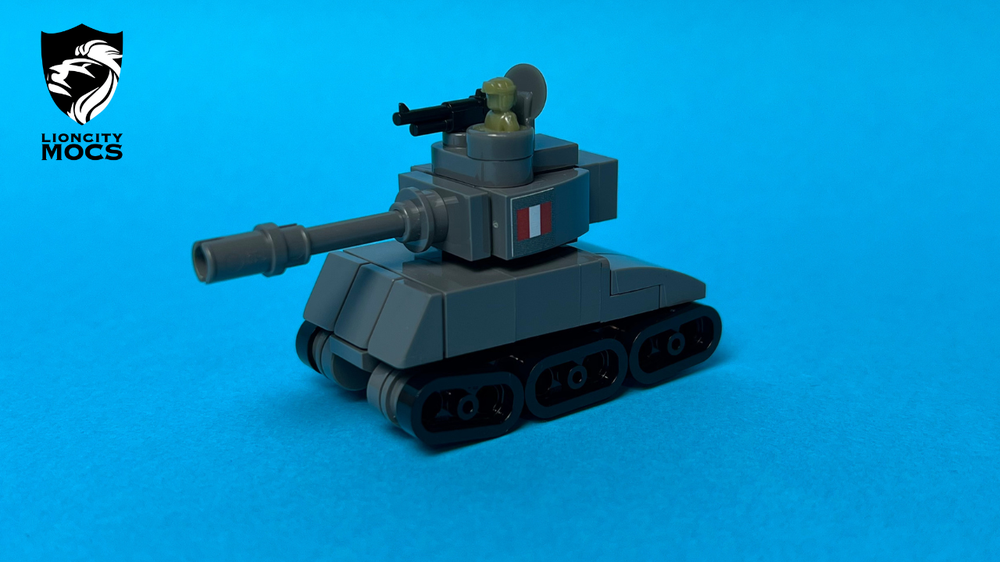 LEGO MOC Sherman Firefly Lego Tutorial (1:120) by Lioncity Mocs ...