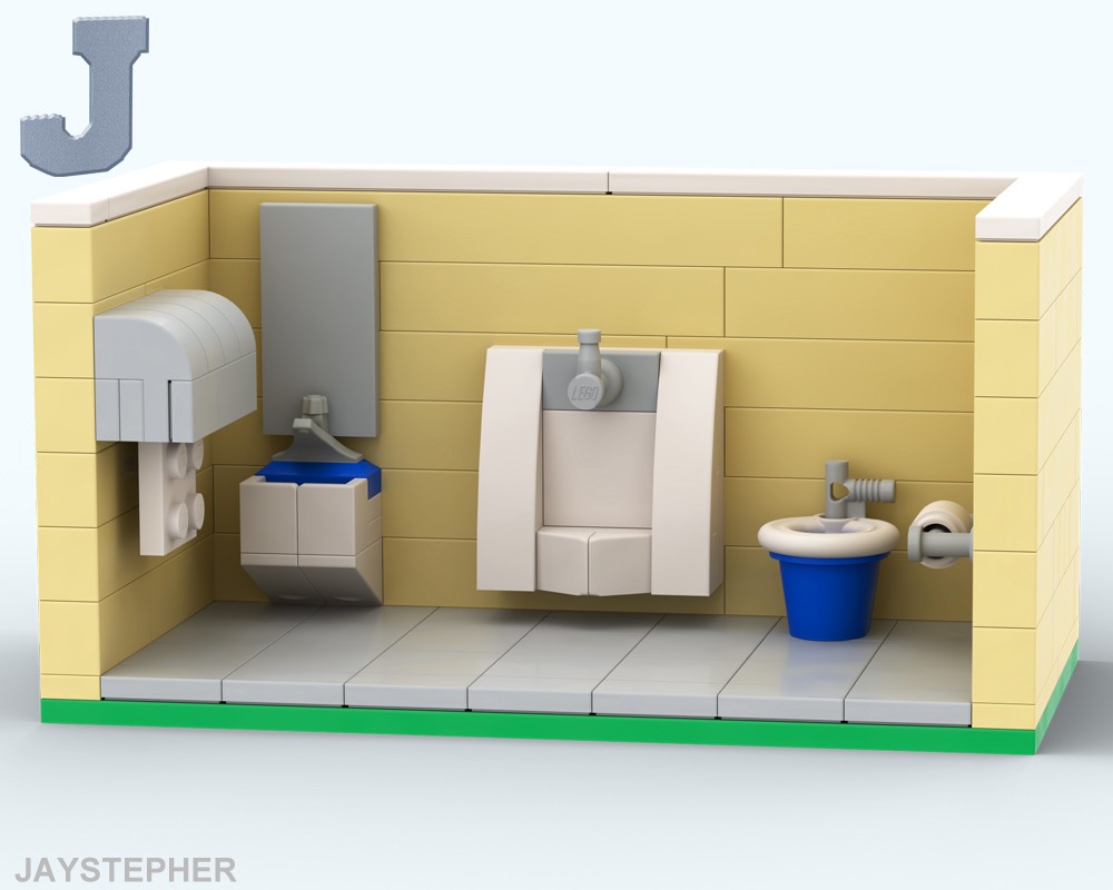 LEGO MOC Public Bathroom by jaystepher | Rebrickable - Build with LEGO