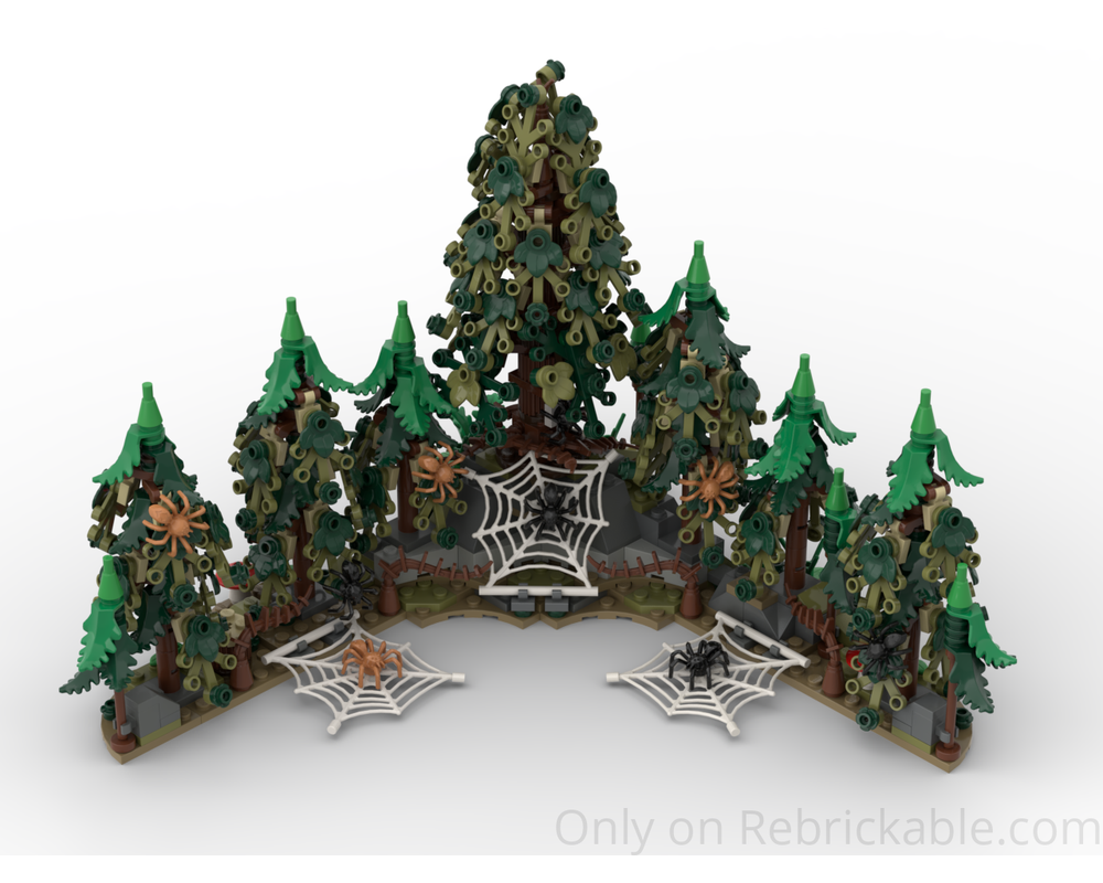 LEGO MOC HP Modular - Forbidden Forest: Aragog's Lair by Gobsmack ...