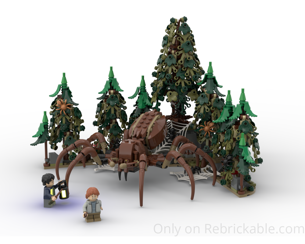 LEGO MOC HP Modular - Forbidden Forest: Aragog's Lair by Gobsmack ...