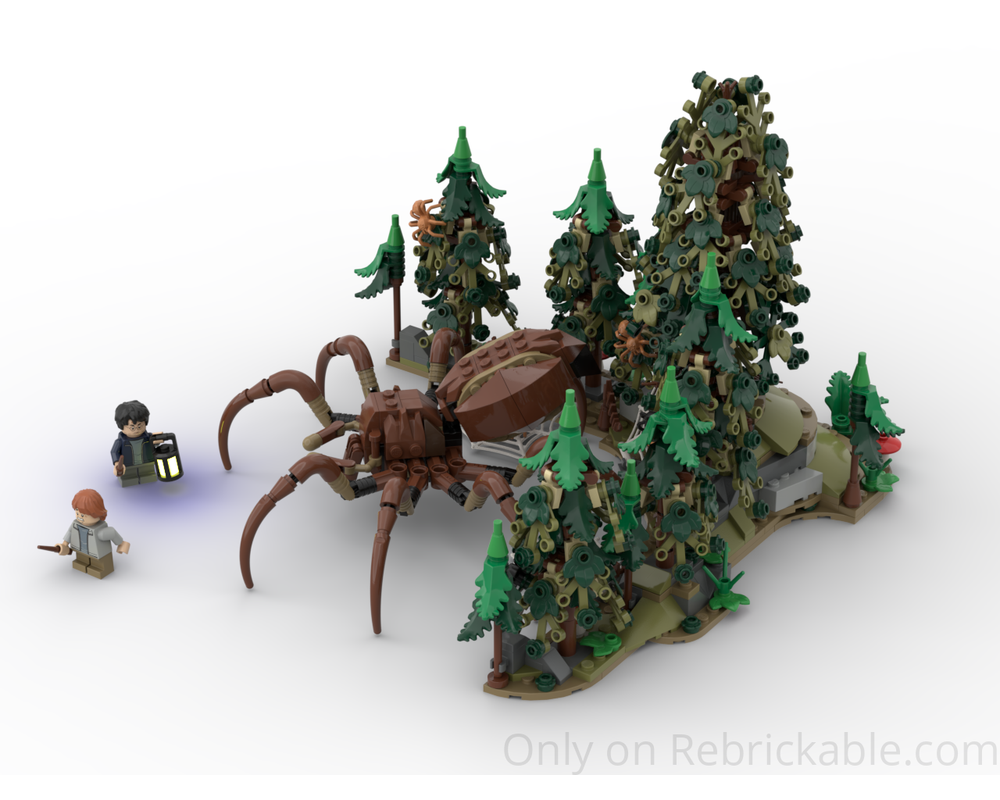 LEGO MOC HP Modular - Forbidden Forest: Aragog's Lair by Gobsmack ...