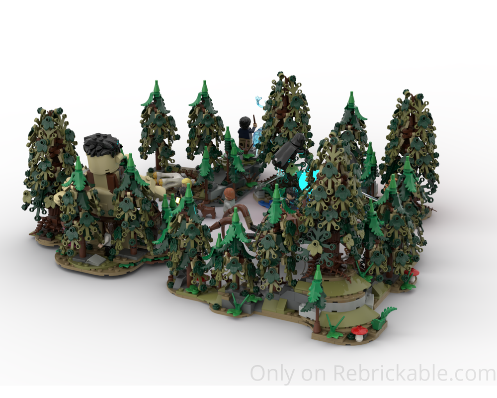 LEGO MOC HP Modular - Forbidden Forest: Aragog's Lair by Gobsmack ...