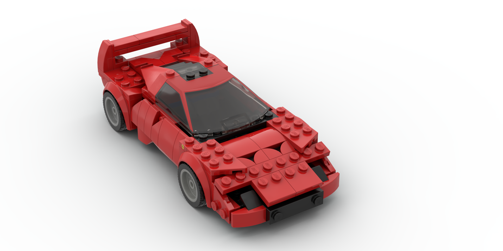 LEGO MOC Ferrari F40 (alt 76895-1) by Tom designs | Rebrickable - Build ...