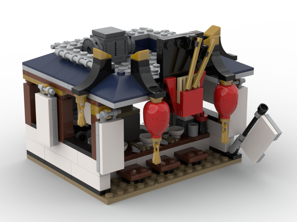 LEGO MOC Noodle Stand by lady_brick | Rebrickable - Build with LEGO