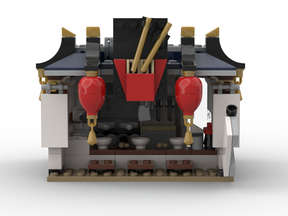 LEGO MOC Noodle Stand by lady_brick | Rebrickable - Build with LEGO