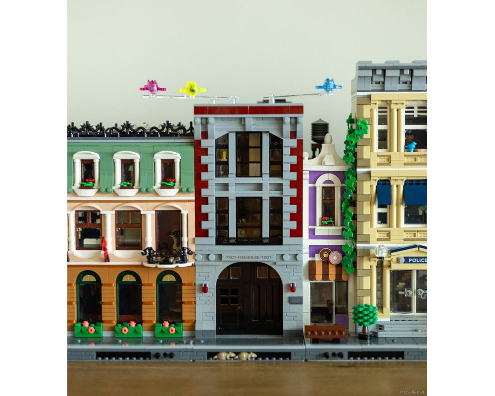 LEGO MOC Firehouse Headquarters - Modular Compatible Version by ...