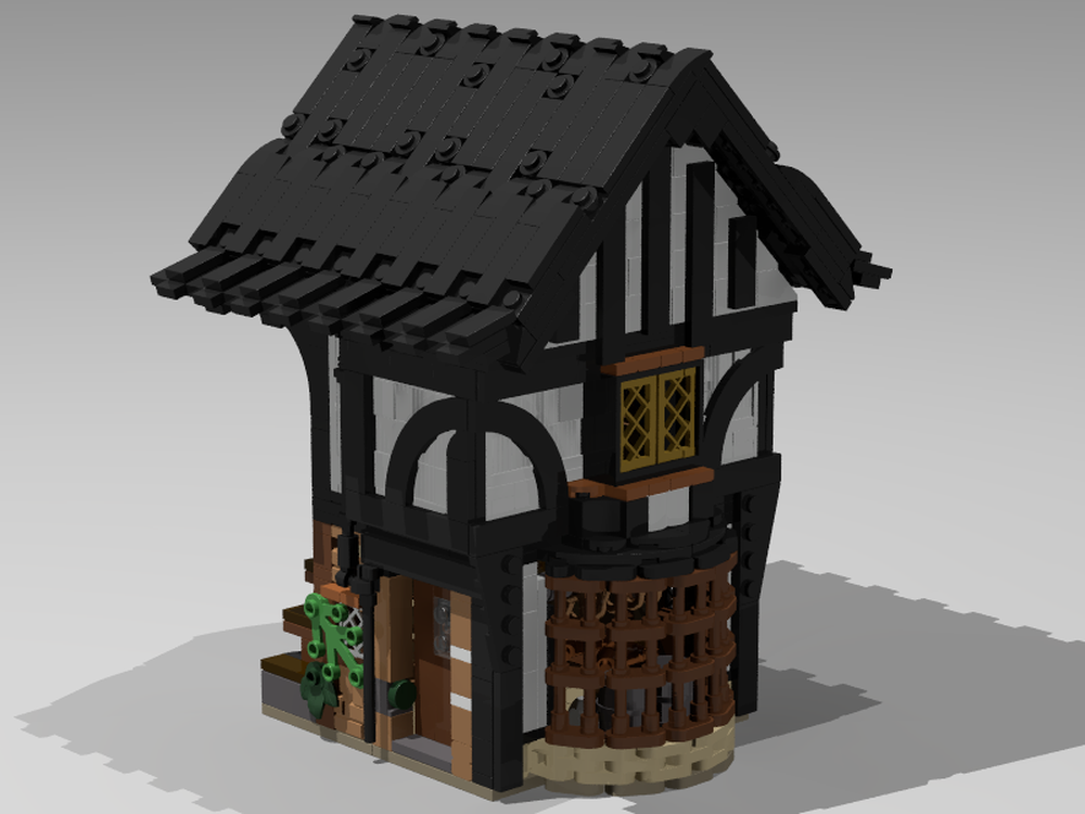 LEGO MOC Tudor Bakery by sleske | Rebrickable - Build with LEGO