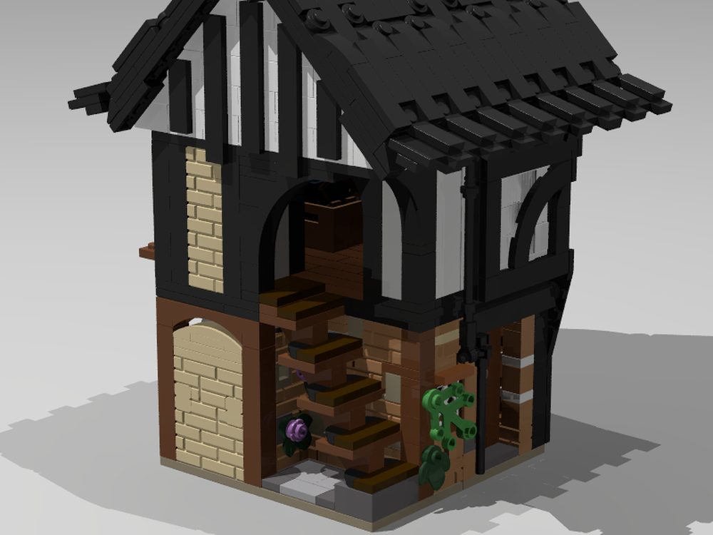 LEGO MOC Tudor Bakery by sleske | Rebrickable - Build with LEGO