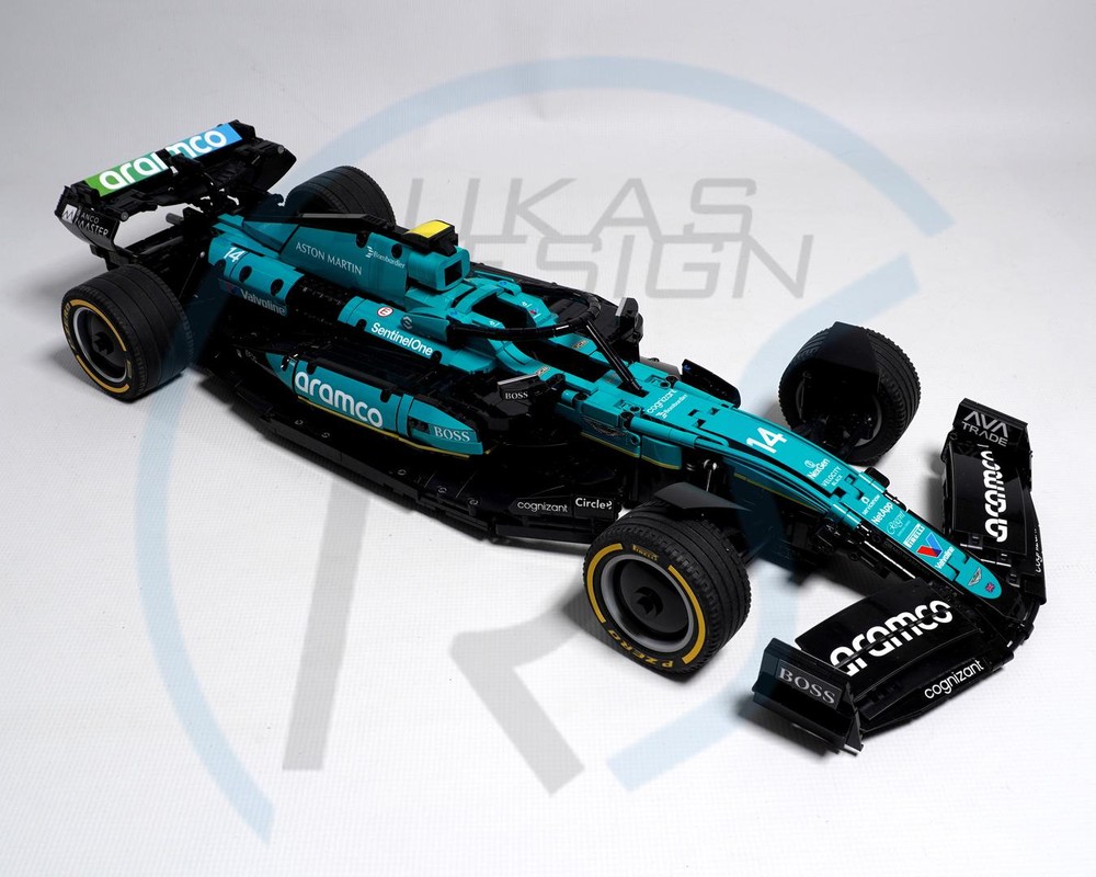 LEGO MOC Aston Martin AMR24 1:8 scale by Lukas2020 | Rebrickable ...