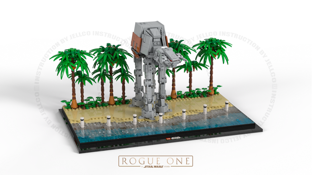LEGO MOC Rogue One Diorama : Battle of Scarif Poster Concept by jellco ...