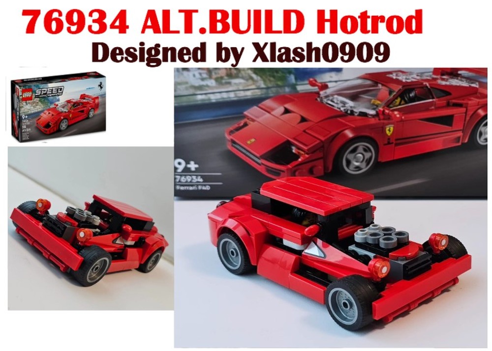 LEGO MOC 76934 HOTROD by xlash0909 | Rebrickable - Build with LEGO