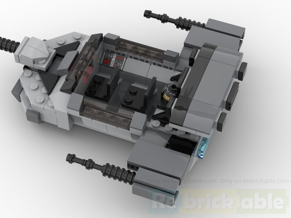 Lego Moc Imperial Combat Speeder By Fabian2 Rebrickable Build With Lego