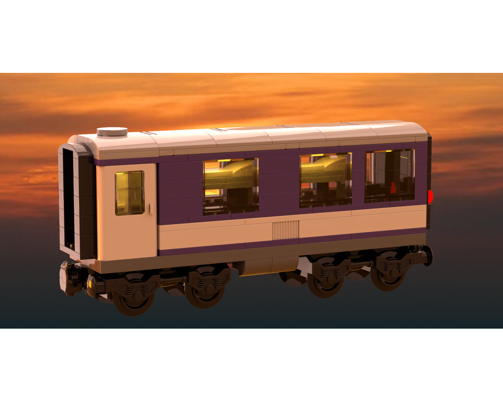 Lego Moc Train Sleeper Car En Jan Kiepura 6 Wide By Roloff