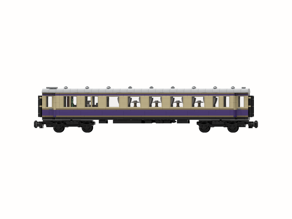 LEGO MOC Historical Rheingold 2nd Class Company Coach (8W) by ...