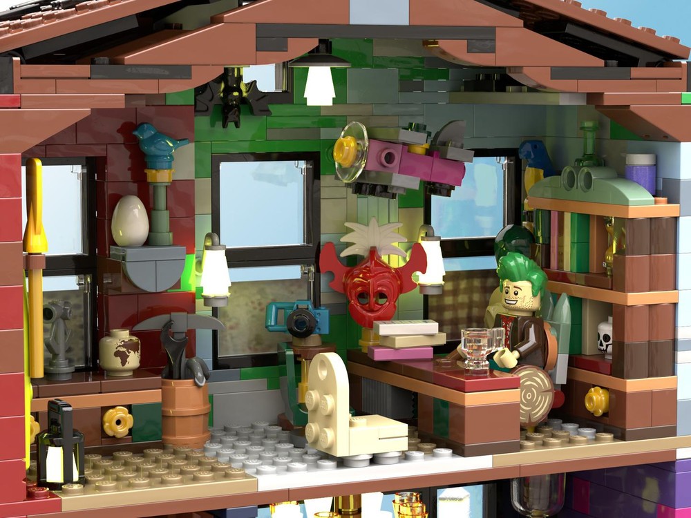 LEGO MOC Lady Fingerz Cafe by penumbra12 | Rebrickable - Build with LEGO