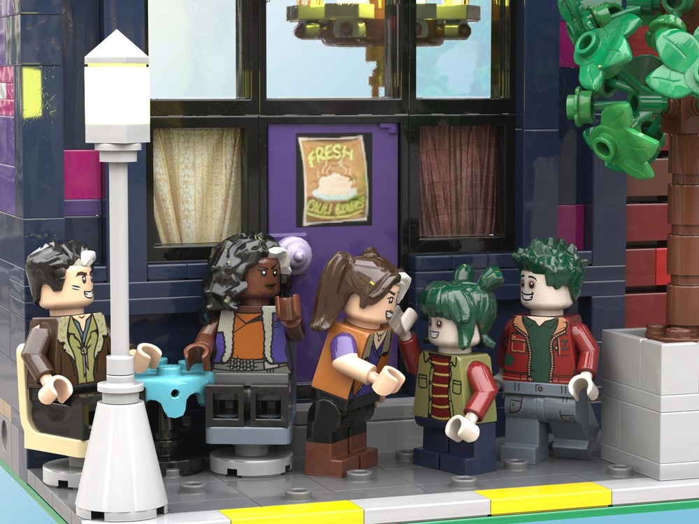 LEGO MOC Lady Fingerz Cafe by penumbra12 | Rebrickable - Build with LEGO