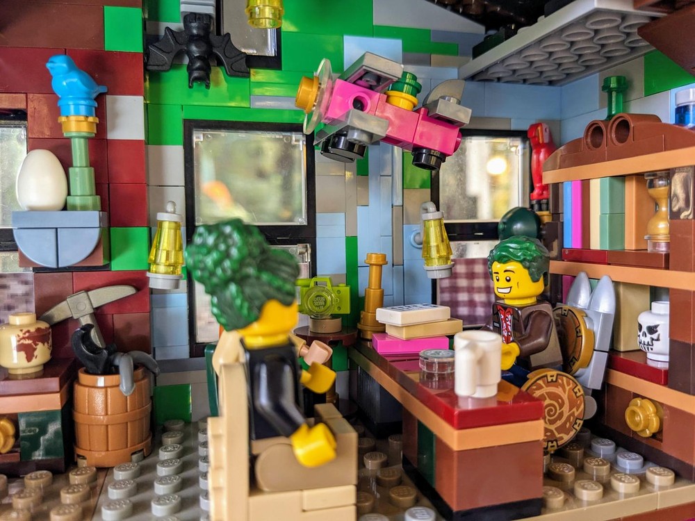 LEGO MOC Lady Fingerz Cafe by penumbra12 | Rebrickable - Build with LEGO