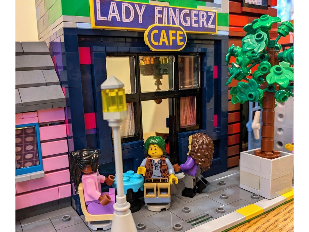 LEGO MOC-192431 Lady Fingerz Cafe by penumbra12 | Rebrickable - Build ...