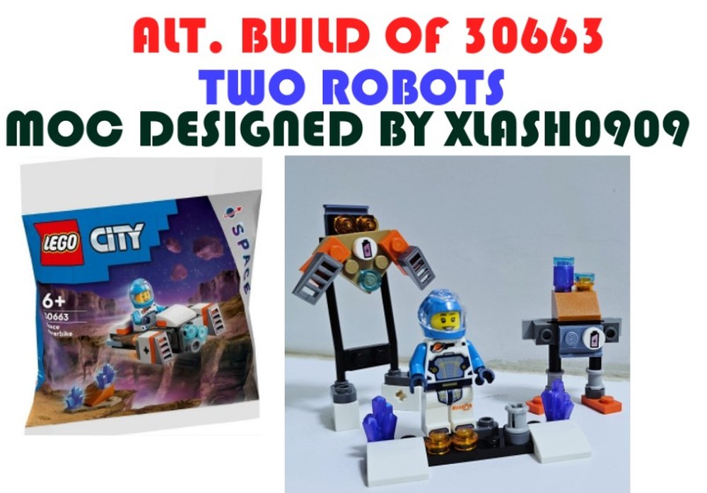 Lego Moc 30663 Two Robots By Xlash0909 Rebrickable Build With Lego