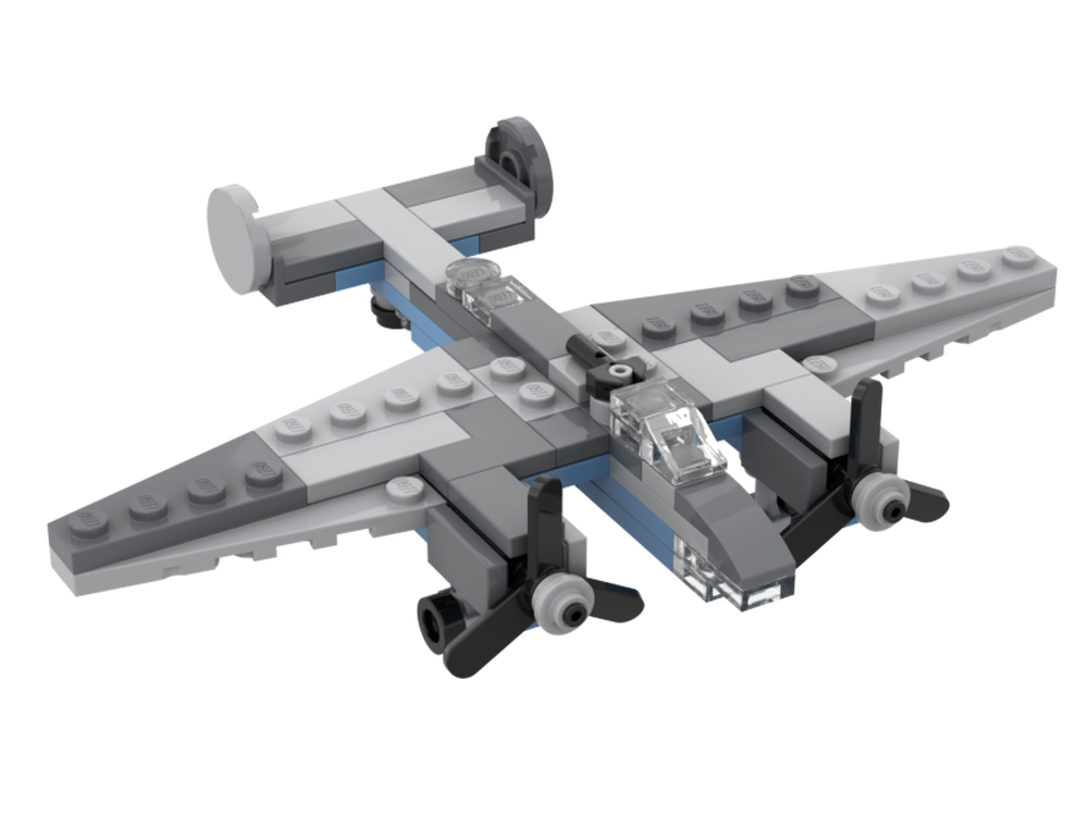 LEGO MOC Micro Tupolev Tu-2 & Tu-2S & Tu-2S-44 & Tu-2S-59 by xpasza | Rebrickable - Build with LEGO