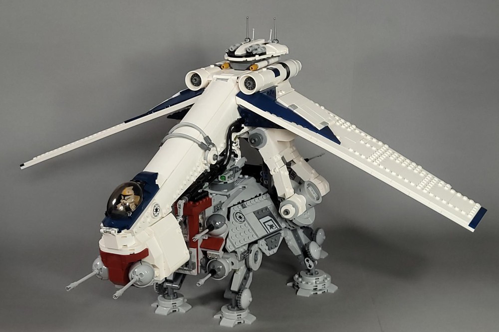 LEGO MOC Republic Dropship by kwiqtkowski_LD | Rebrickable - Build with ...