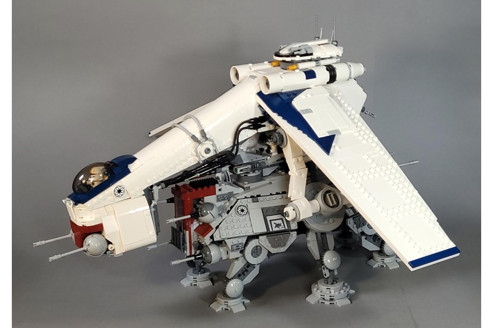 LEGO MOC Republic Dropship by kwiqtkowski_LD | Rebrickable - Build with ...
