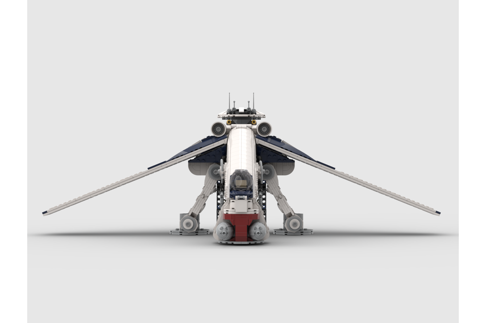 Lego Moc Republic Dropship By Kwiqtkowskild Rebrickable Build With