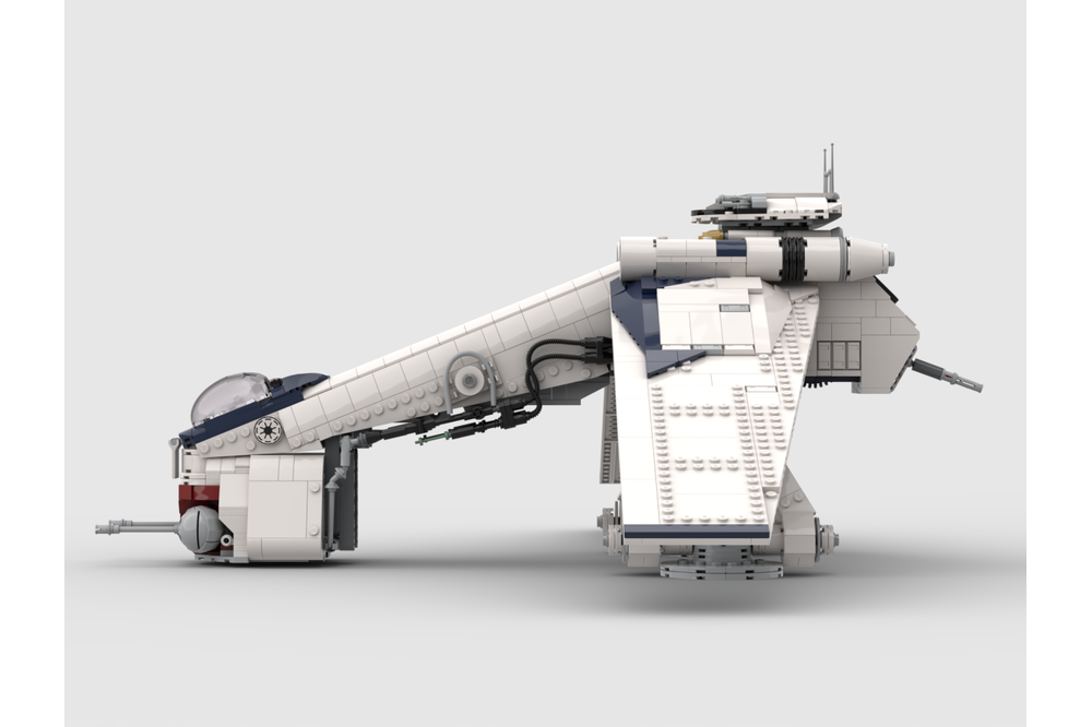LEGO MOC Republic Dropship by kwiqtkowski_LD | Rebrickable - Build with ...