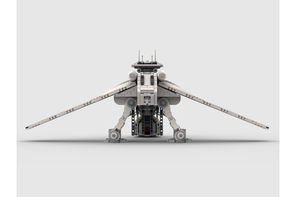 Lego Moc Republic Dropship By Kwiqtkowskild Rebrickable Build With