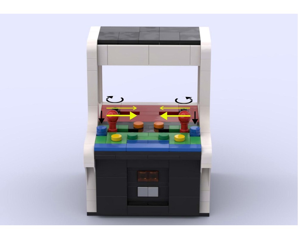 LEGO MOC Minifigures vs. arcades by leo_chan | Rebrickable - Build with ...