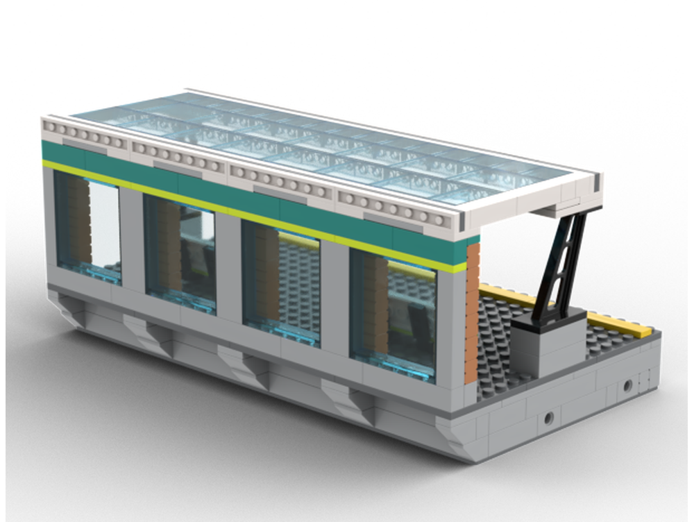 Lego Moc Extension 1 For Modular Train Station Moc 188834 By
