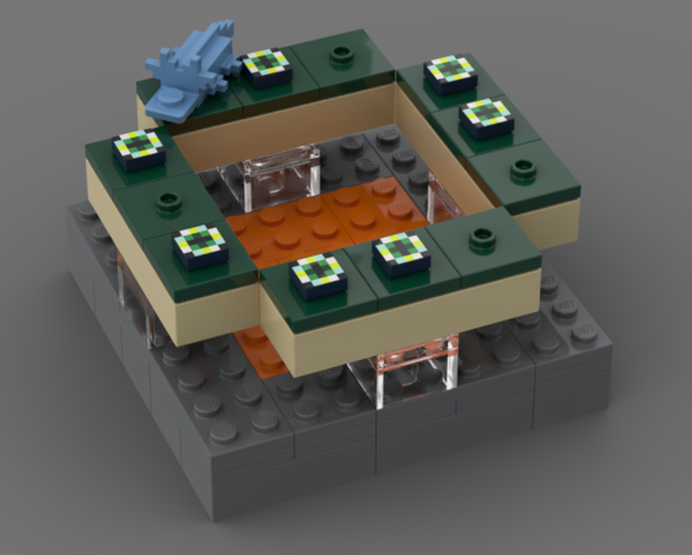 LEGO MOC Minecraft Silverfish Stand by BreezeBricks | Rebrickable ...