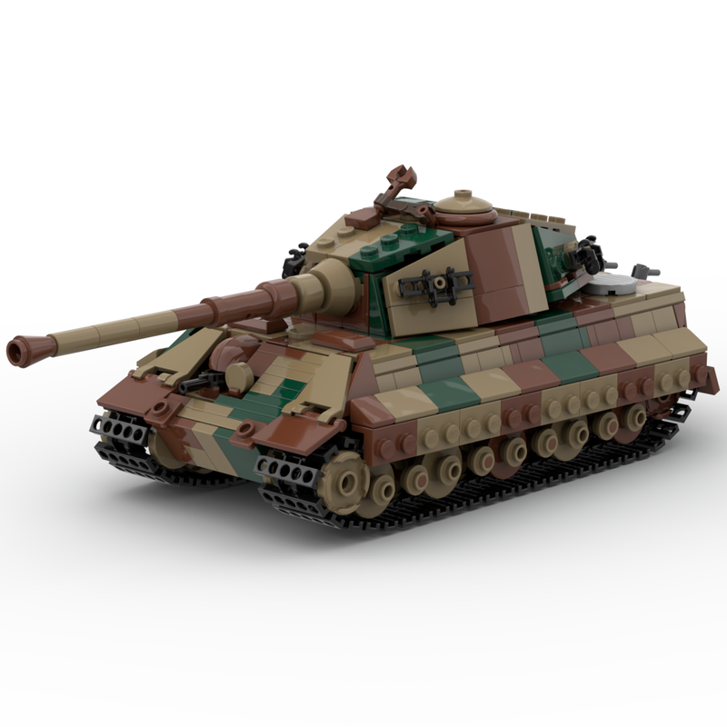 LEGO MOC king Tiger 2 tank. by bricktingsmon | Rebrickable - Build with ...